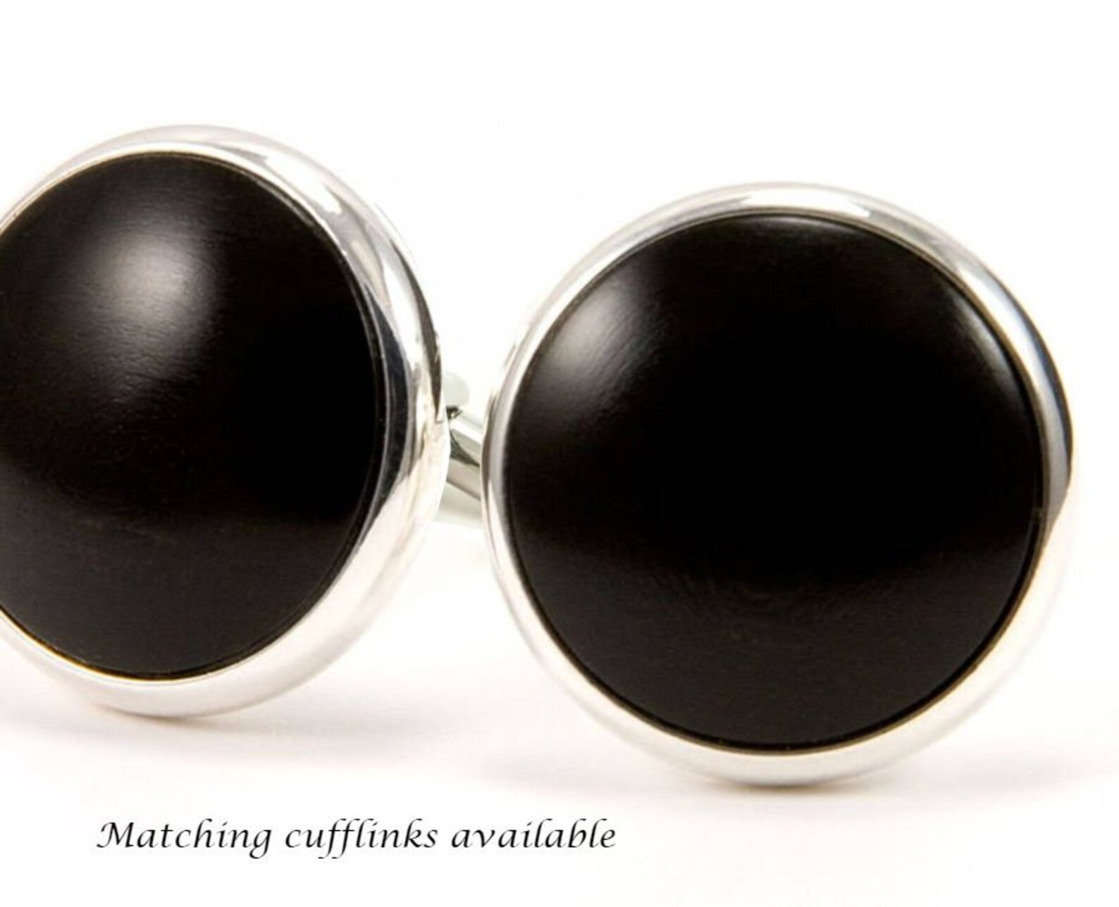 Wooden Tuxedo Studs Set Gift for Men Classic Black Ebony Wood - Etsy