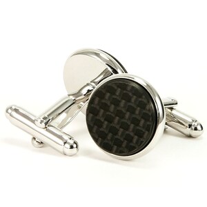 Carbon Fiber Cufflinks, Carbon Fiber Cufflink Tie Clip Set Gift for Men ...