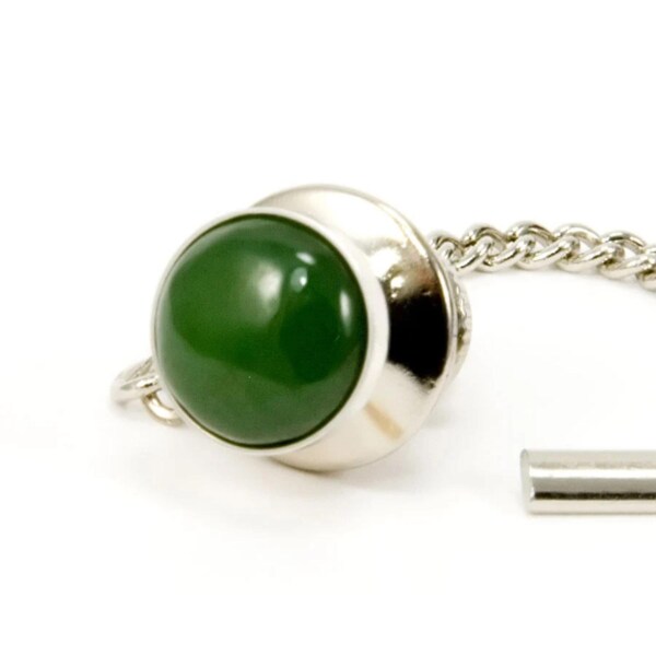 Mens Jade Tie Clip - Etsy
