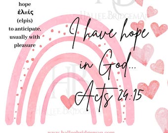 Instant Download: Hope Bible Verse Print - Isaiah 8-17 Inspirational ...