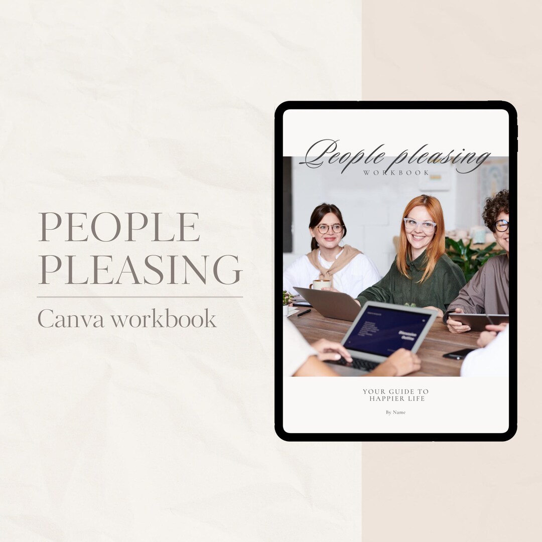 24 Page People Pleasing Workbook - Etsy