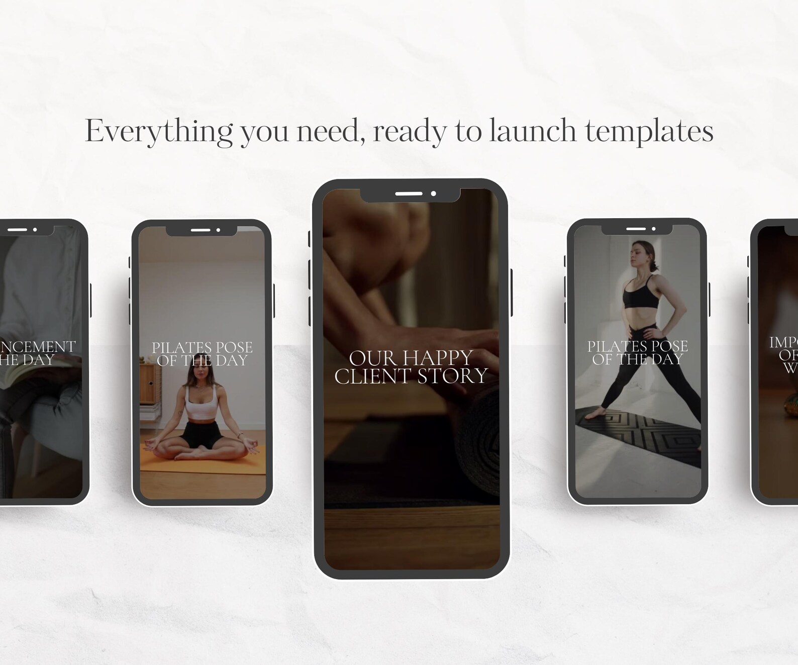 30 Pilates Reel Templates, Pilates Instructor, Wellness Posts - Etsy