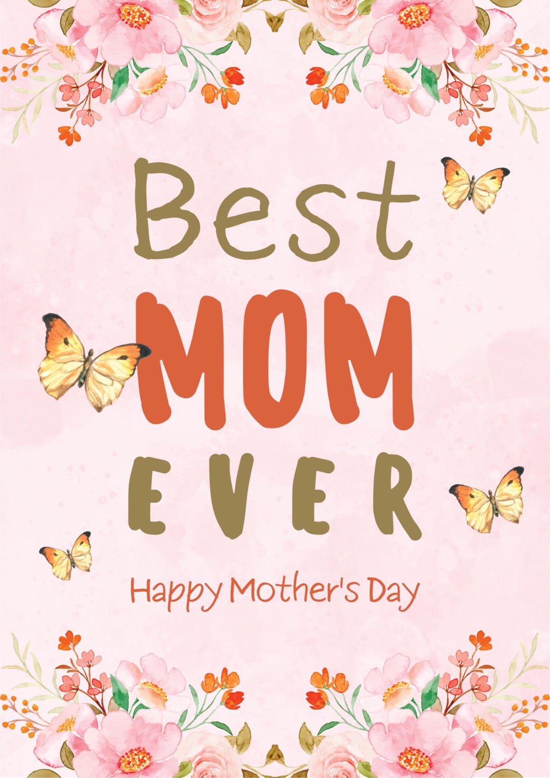 12 Digital Mother's Day Cards - Printable & Ready to Go - Etsy