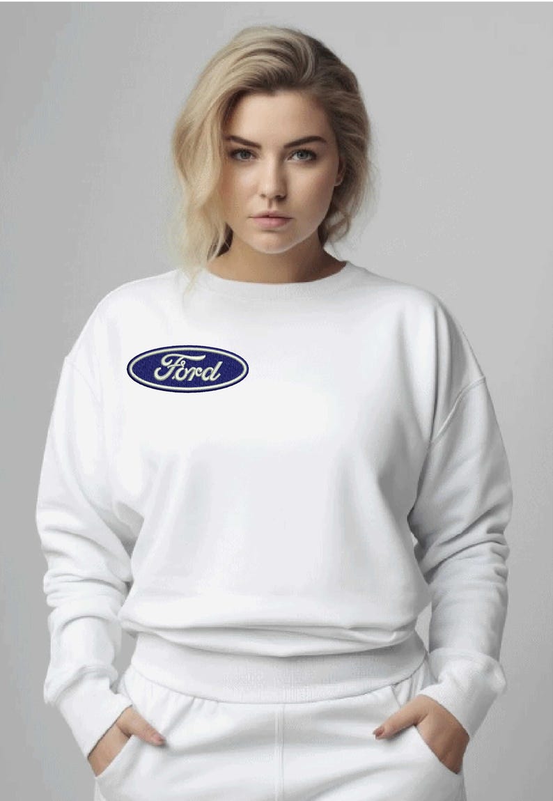 Ford Logo Embroidery File | Automotive Brand Machine Embroidery Design ...