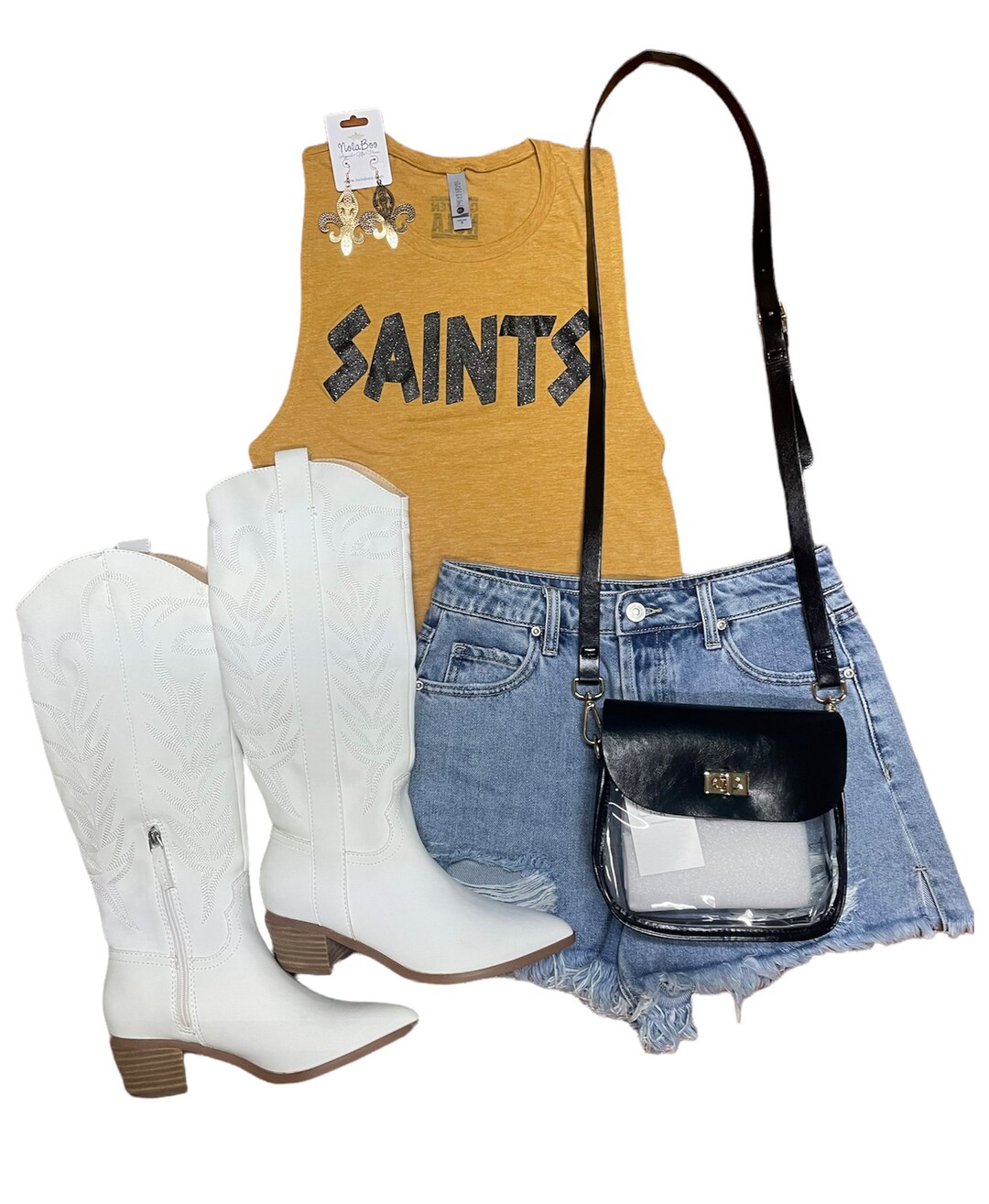 Caesars Saints Glitter Tank - Etsy