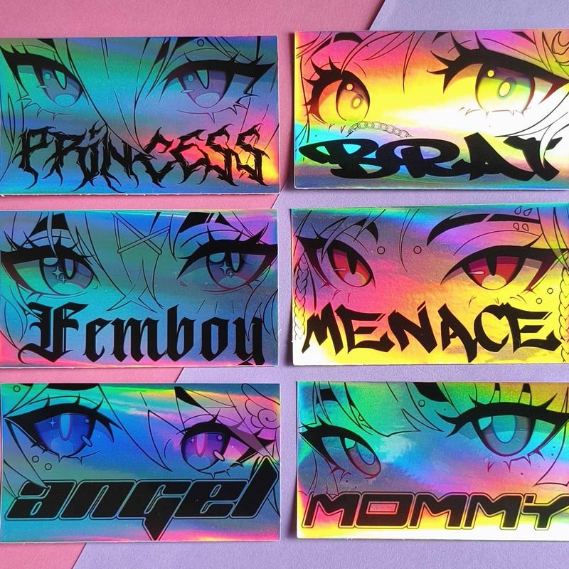 Cute Femboy Stickers - Etsy UK