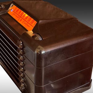 Tabletop Radio: 1946 Setchell Carlson Model 416 'frog Eyes' Up-cycled ...