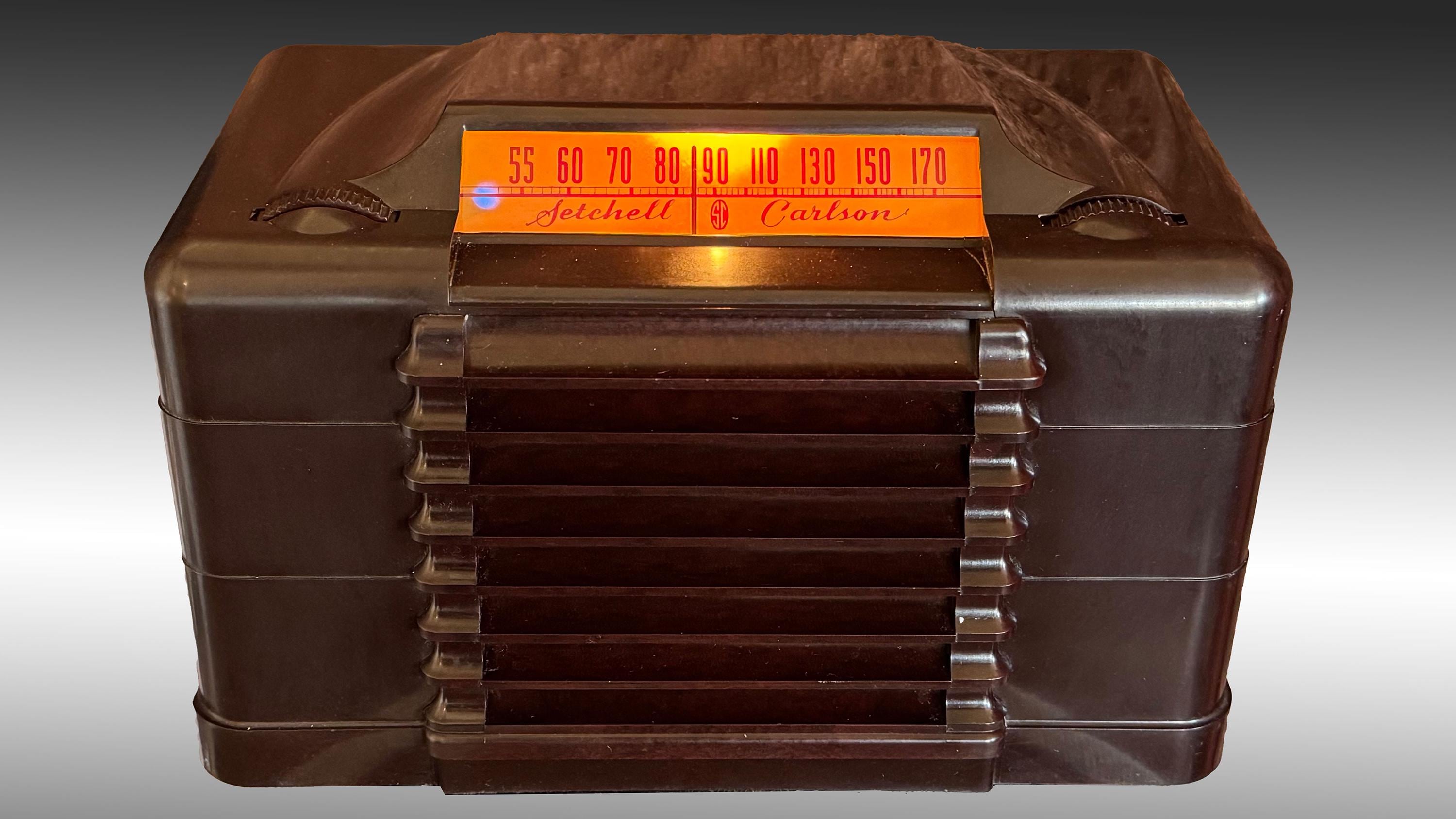 Modernized Bluetooth Antique Tabletop Radio: 1946 Setchell Carlson ...