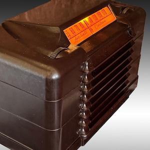 Tabletop Radio: 1946 Setchell Carlson Model 416 'frog Eyes' Up-cycled ...