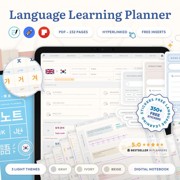 Korean Stickers Journal - Etsy