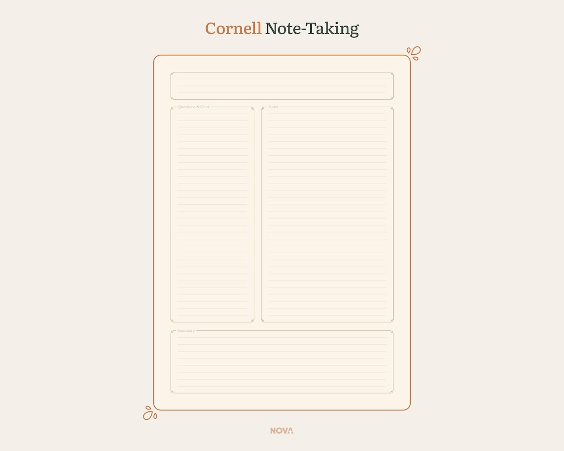 450 Digital Note-taking Templates – Colorful Note Templates – Multi ...