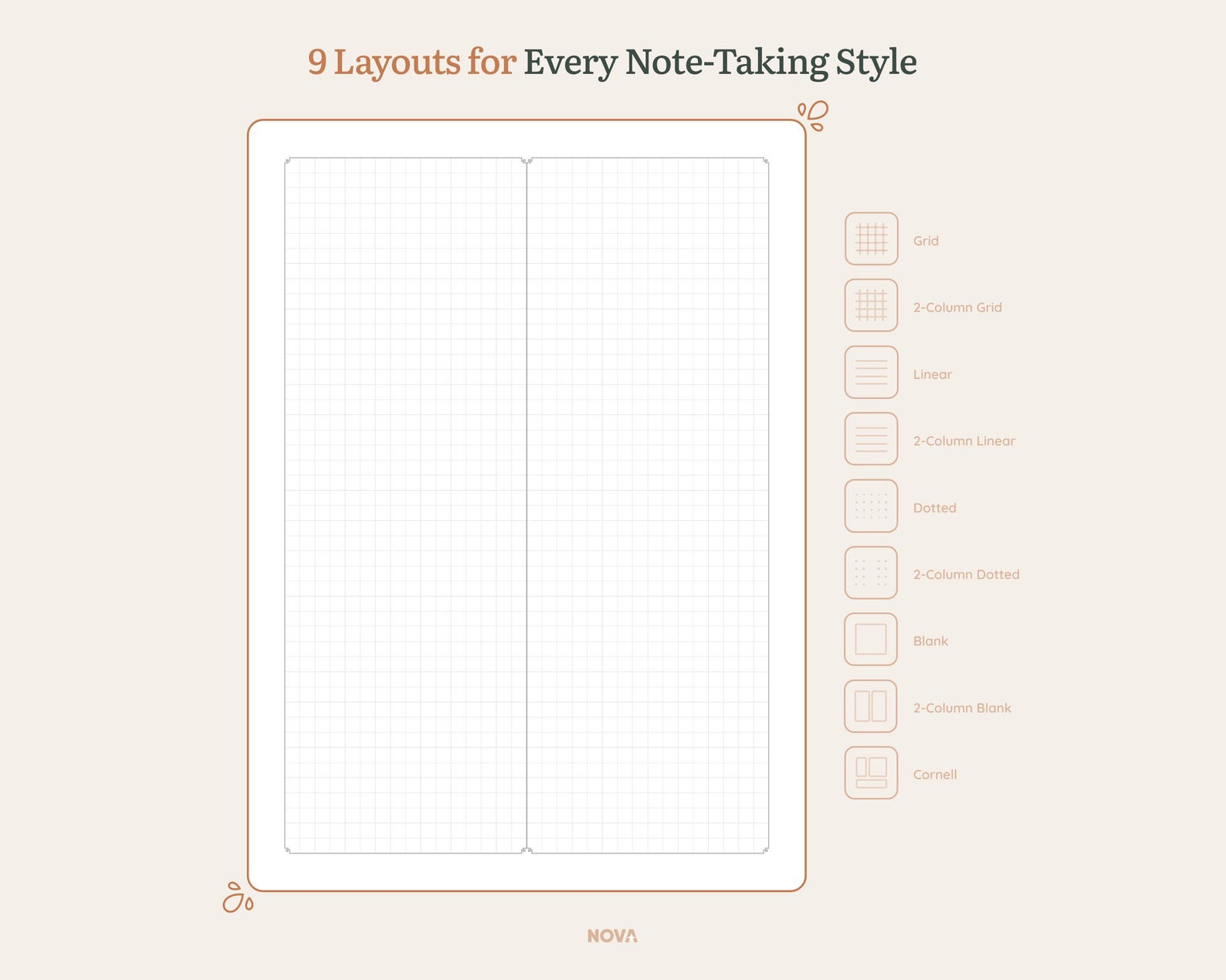 450 Digital Note-taking Templates – Colorful Note Templates – Multi ...