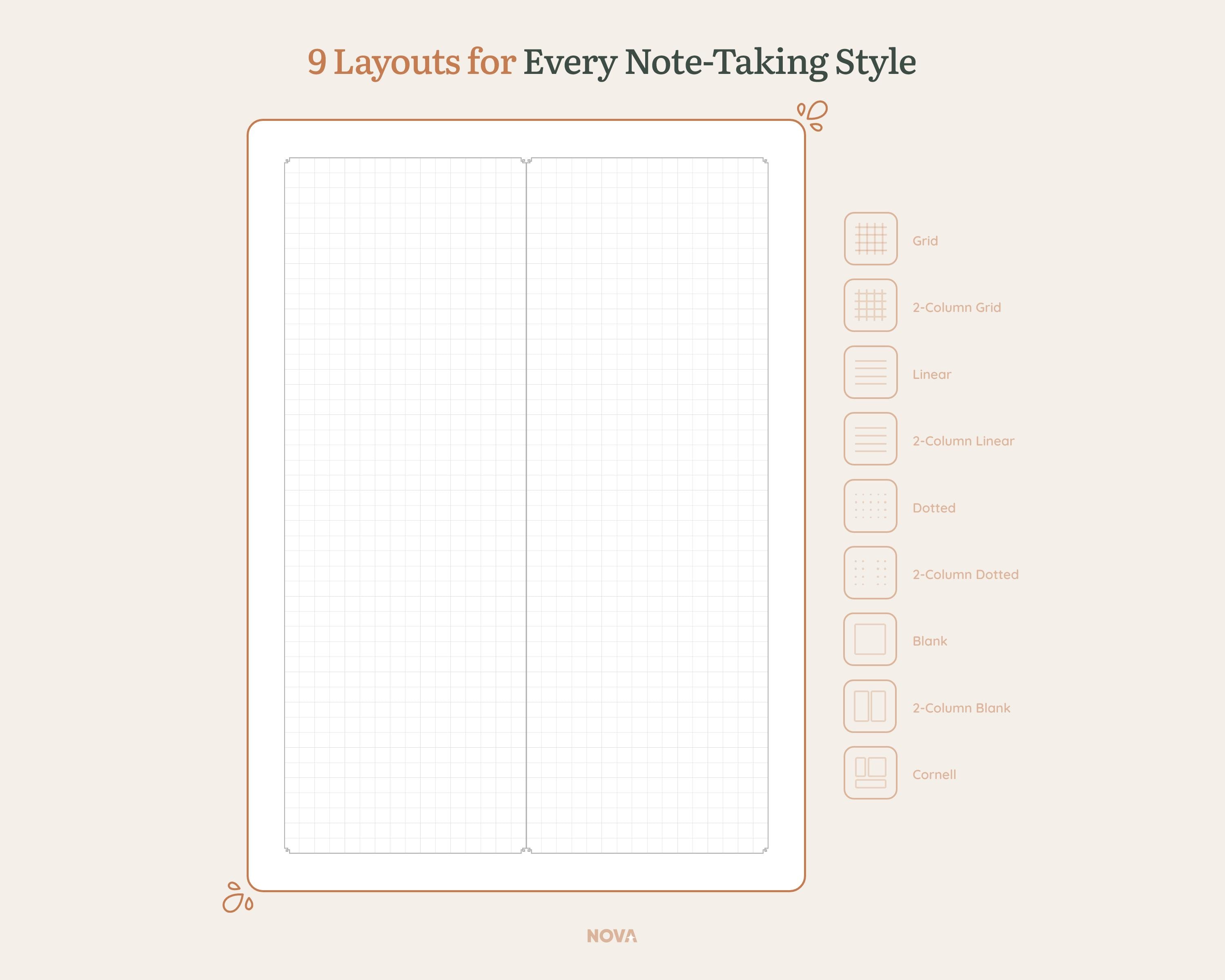 450 Digital Note-taking Templates – Colorful Note Templates – Multi ...