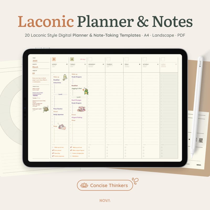 Muji Planner 2026 - Etsy