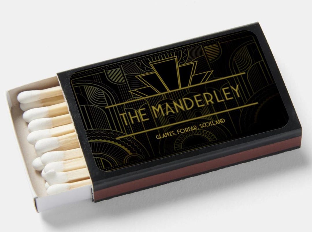 Sleep No More Inspired Matchbox/matchbook - Etsy