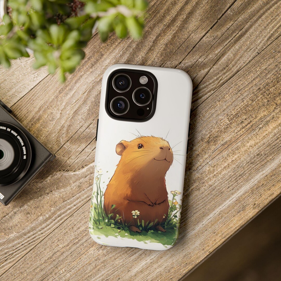 Capybara Tough Cases, Kawaii Animal Phone Cover, Protective Phone Case ...