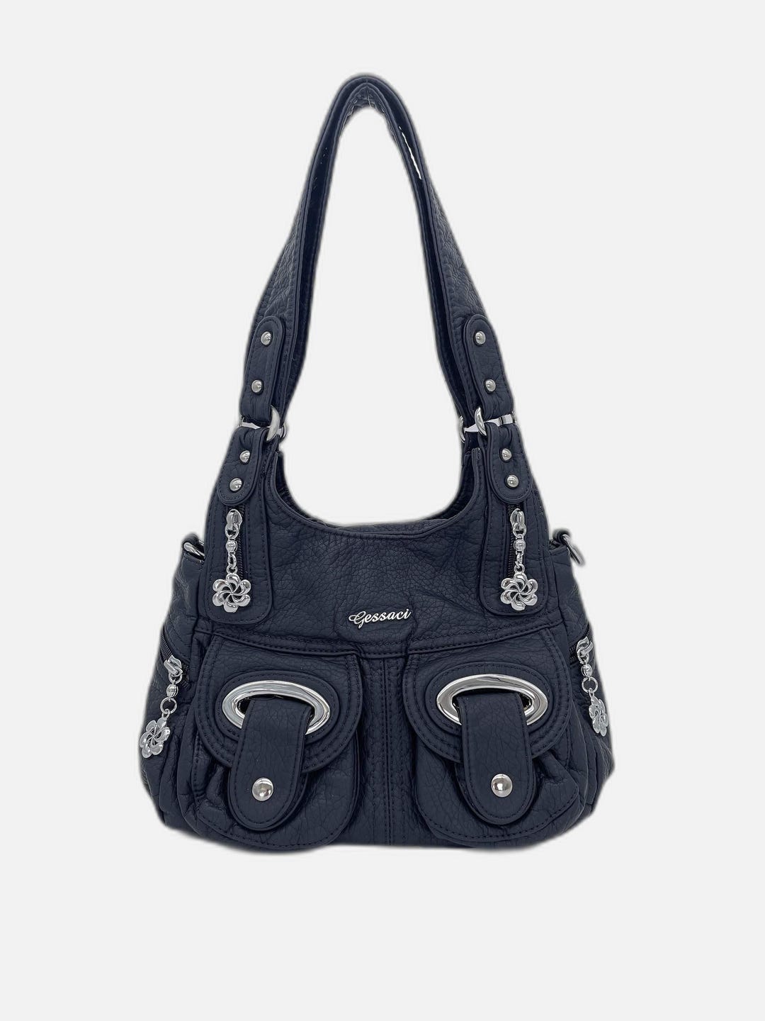 Vintage Y2K Style Handbag With Detachable Shoulder Strap - Gessaci Lena ...