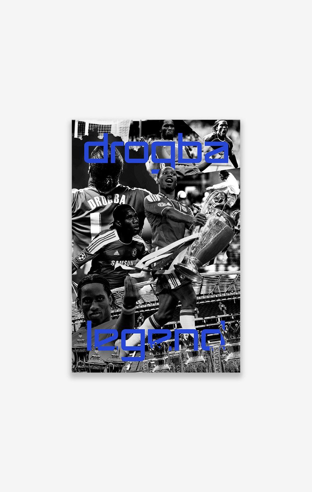 Didier Drogba Chelsea Poster – Drogba Legend - Digital Download | 24x36 ...