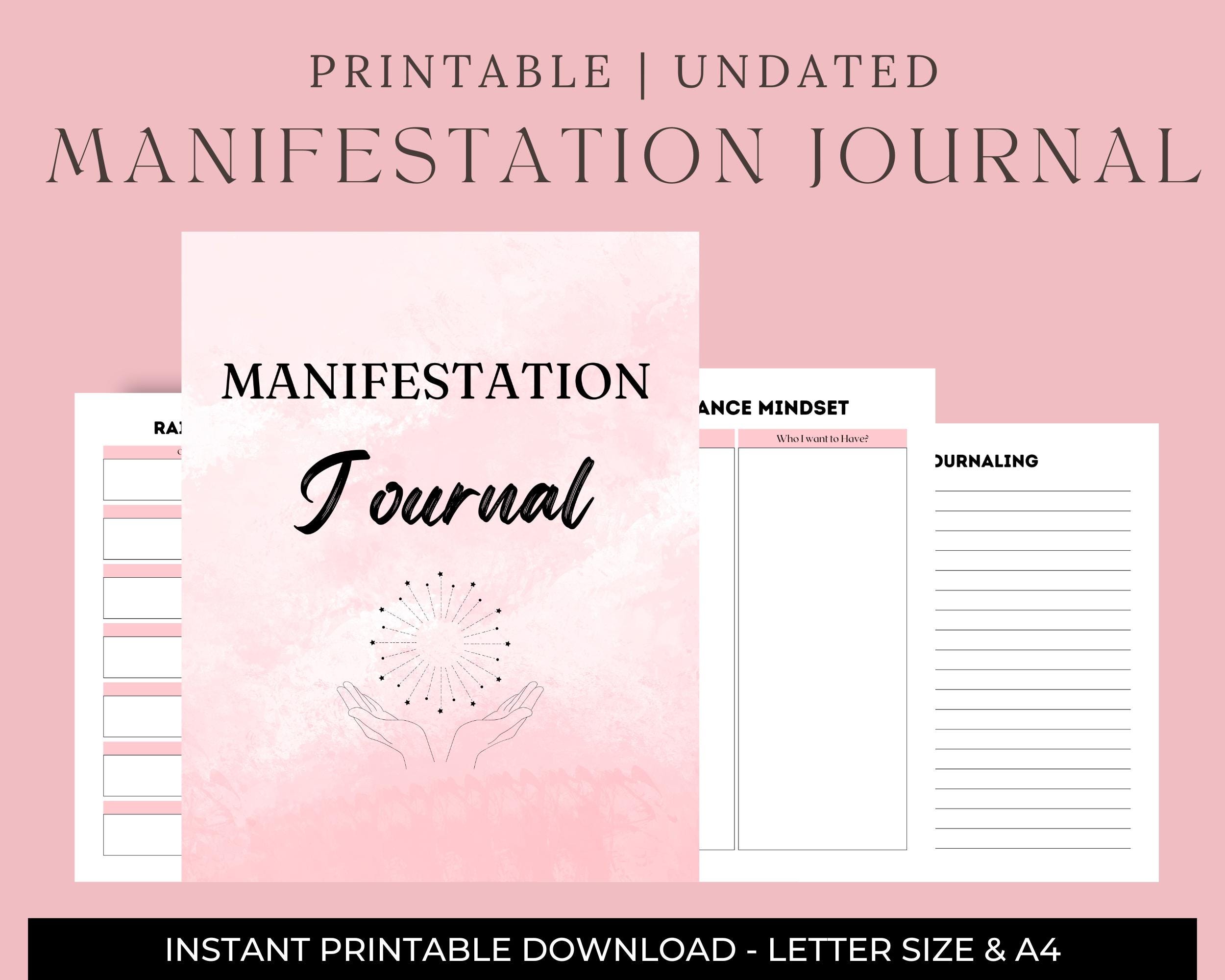 Digital Manifestation Journal: Law of Attraction, Gratitude, Wellness ...