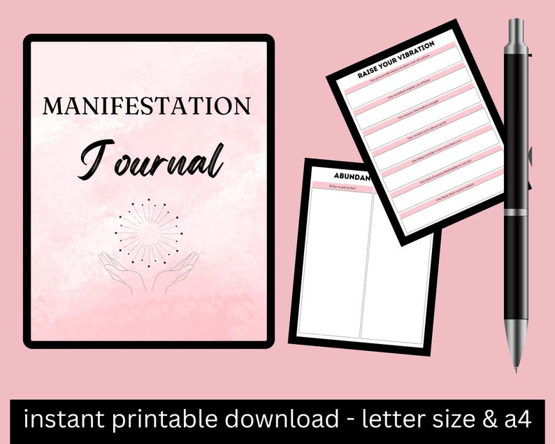 Digital Manifestation Journal: Law of Attraction, Gratitude, Wellness ...