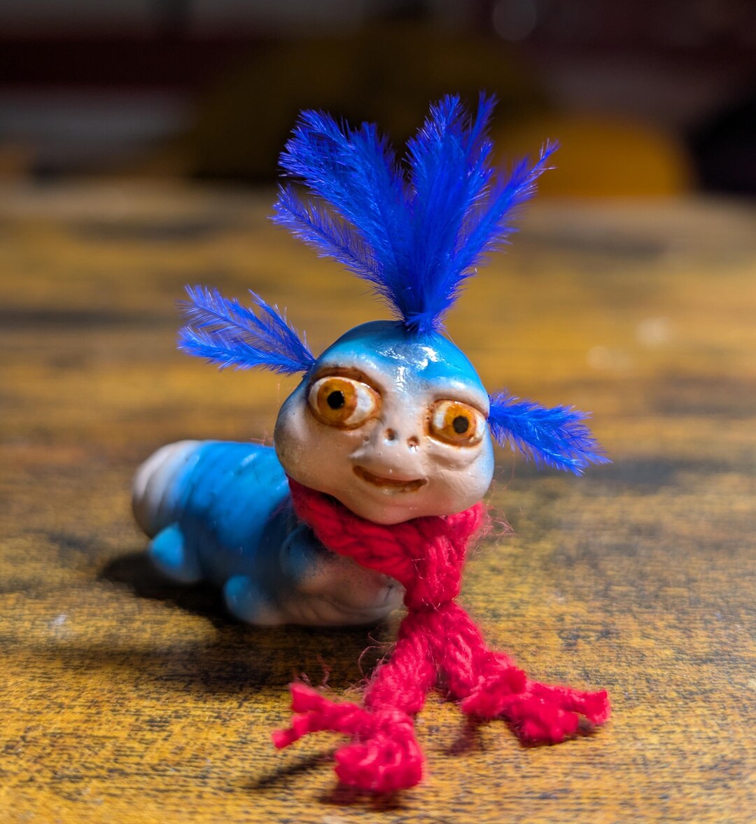 Mini Mini Ello Worm From the Labyrinth Magnet- 1.5" X 1.5" Emberleaf ...