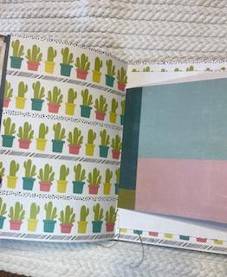 Cactus Theme Journal - Etsy