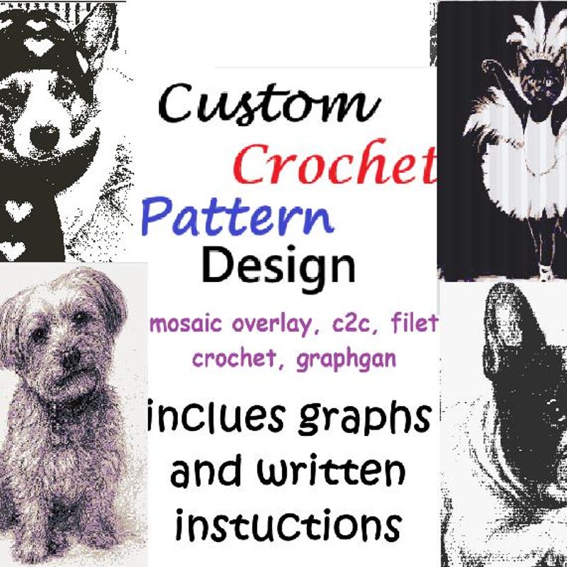 Overlay Crochet - Etsy UK