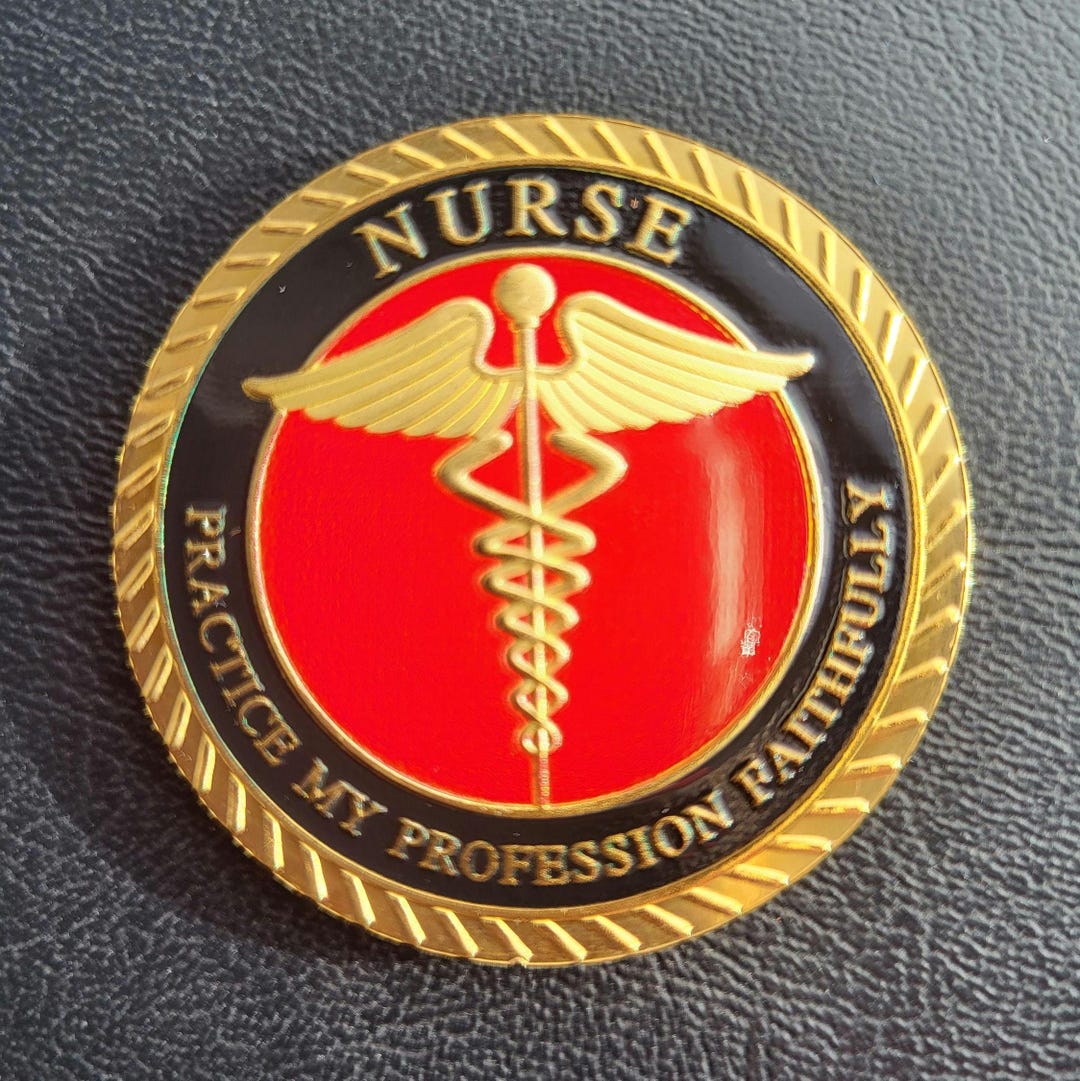 Nurse Challenge Coin, Nurse's Prayer, Gift, Collectible - Etsy