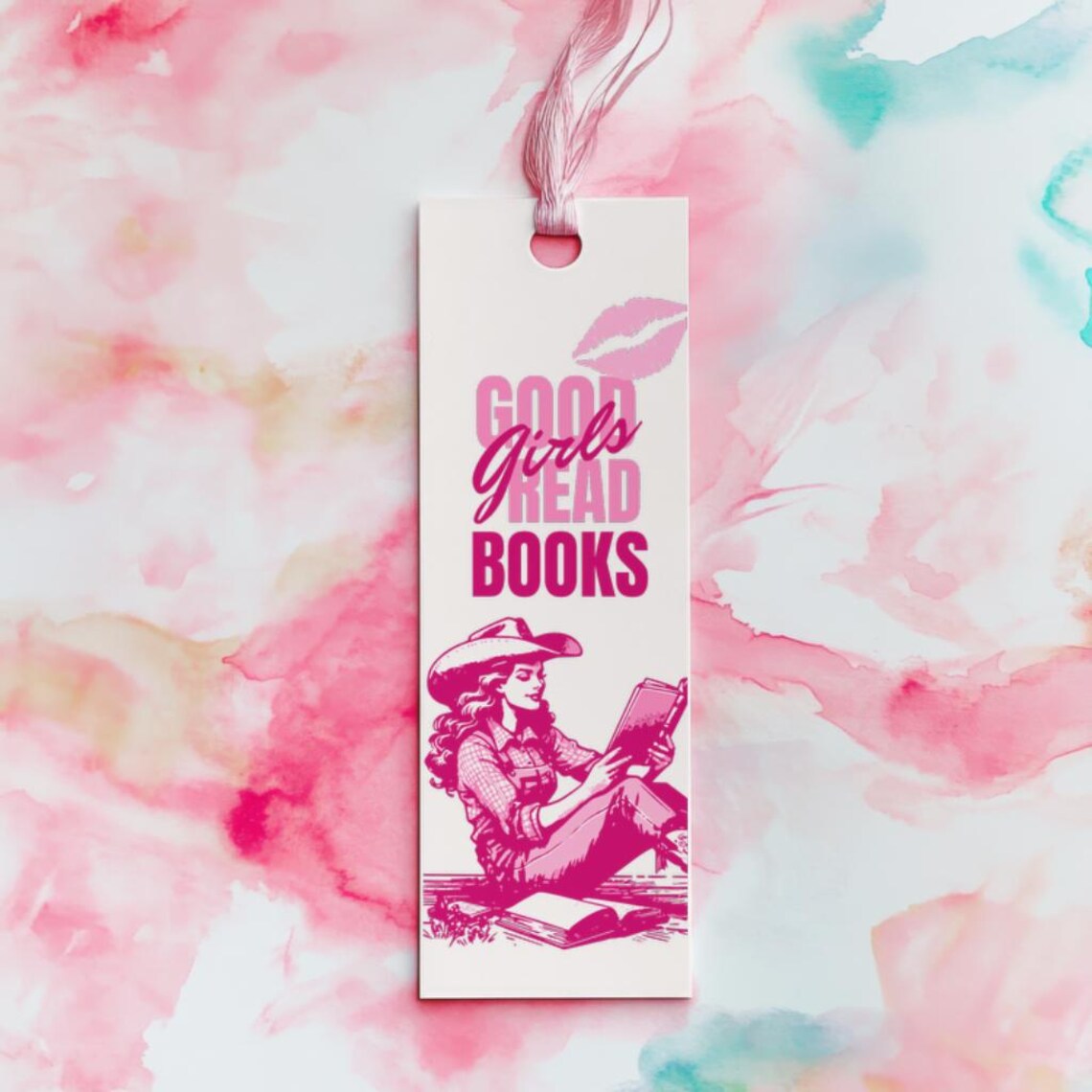 Set of 3 Printable Cowgirl Western Aesthetic Pink Bookmarks - Etsy
