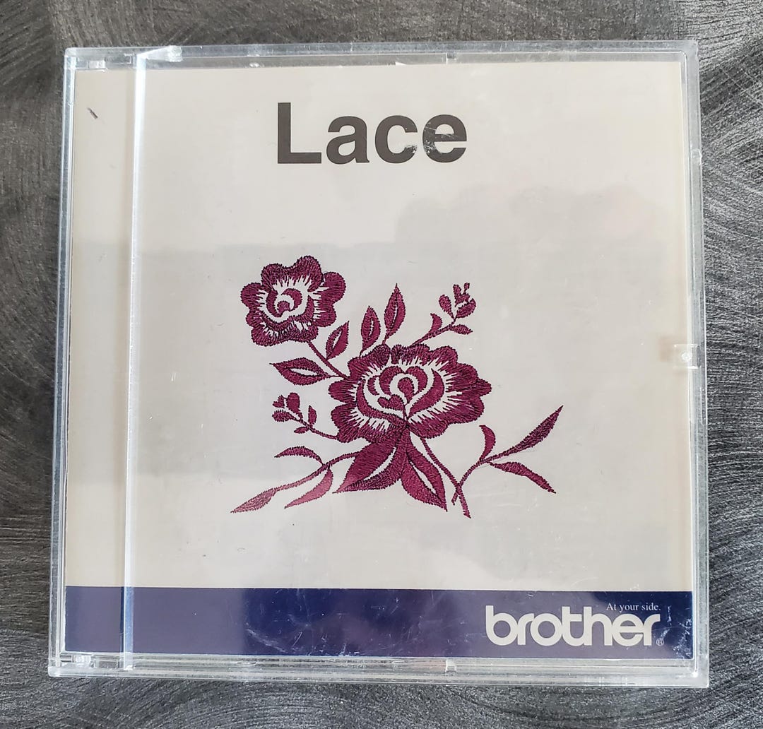 Embroidery Designs Card LACE Designs for Brother/ Bernina/ Deco/ White ...