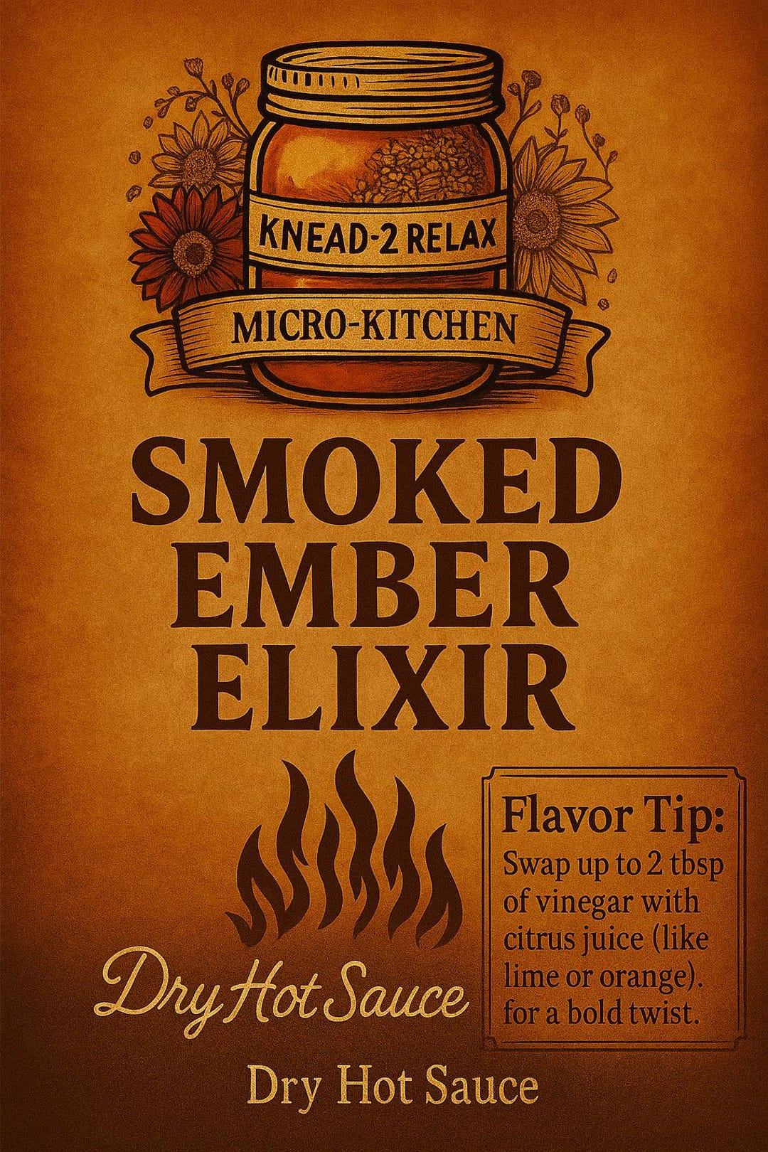 Smoked Ember Elixir - Dry Chipotle Black Garlic Hot Sauce - Just Add ...
