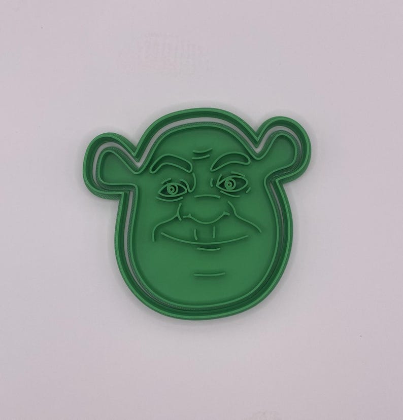 SHREK COOKIE CUTTER, Cookie Cutter Set, 3D Printed Shrek, Cooking Set ...