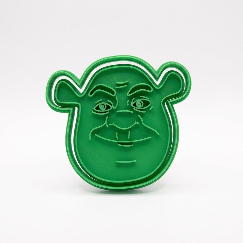SHREK COOKIE CUTTER, Cookie Cutter Set, 3D Printed Shrek, Cooking Set ...