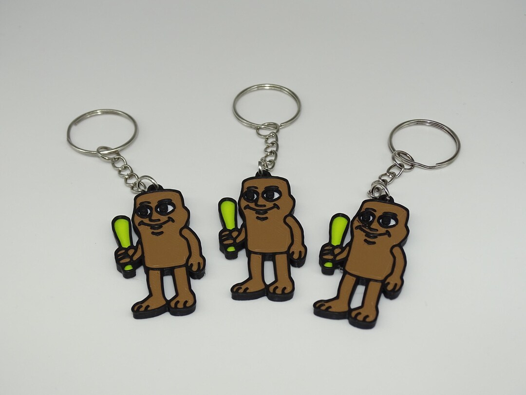 TUNG TUNG SAHUR Meme Keychain – Viral Tiktok Meme Acrylic Charm – Funny ...