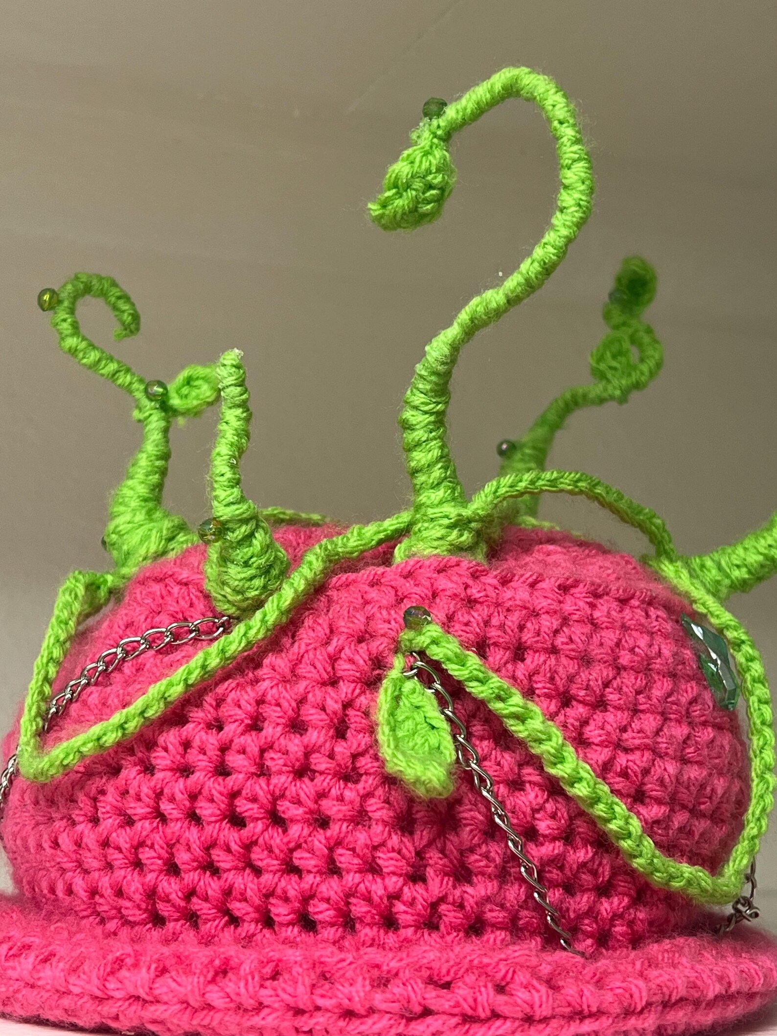 Ganja White Night Sprouted Brain Crochet Beanie Hat - Etsy