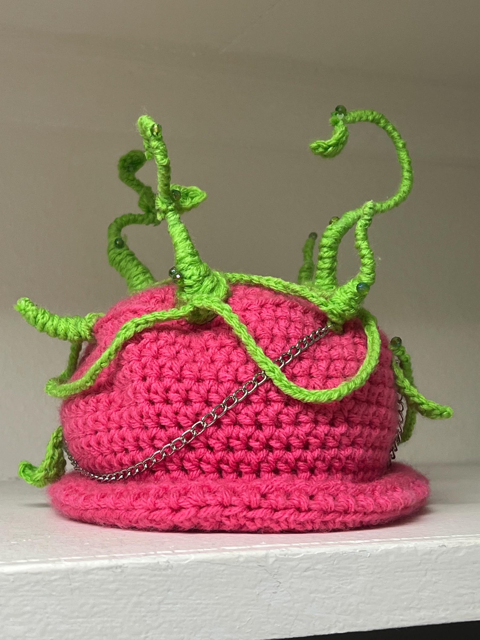 Ganja White Night Sprouted Brain Crochet Beanie Hat - Etsy