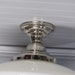 Huge Semi Flush Mount MCM Retro Ceiling Light Fixture, 15 Drop, Retro ...