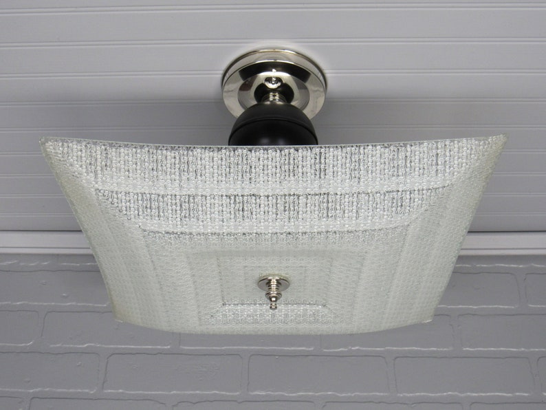 Large Vintage Retro MCM Ceiling Light Semi Flush Mount Ceiling - Etsy