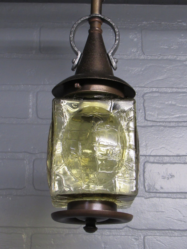 Antique 1920's Tudor Craftsman Porch Ceiling Light Fixture | Etsy