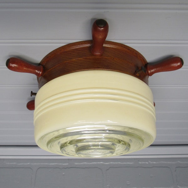 Ship Wheel Ceiling Light - Etsy
