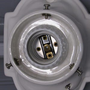 Vintage Art Deco Vanity Light Bathroom Wall Sconce, Porcelain Vanity ...