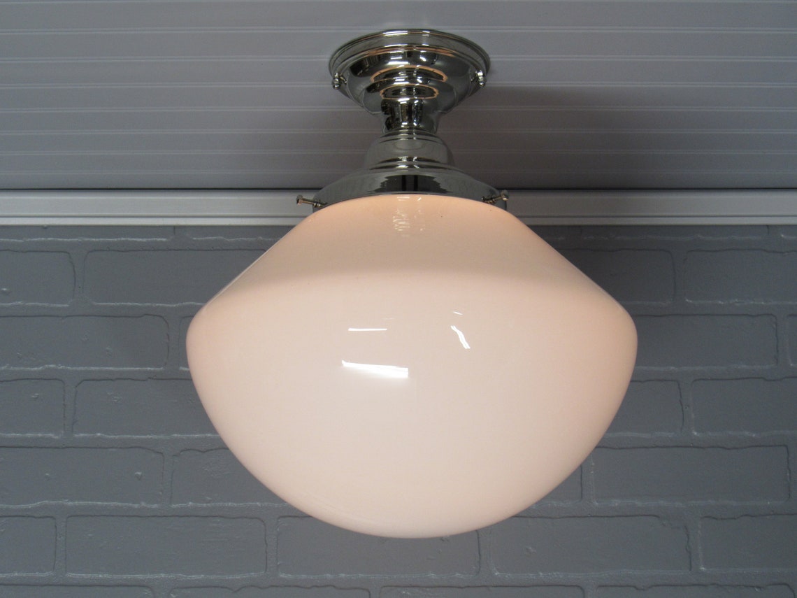 Huge Semi Flush Mount MCM Retro Ceiling Light Fixture | Etsy