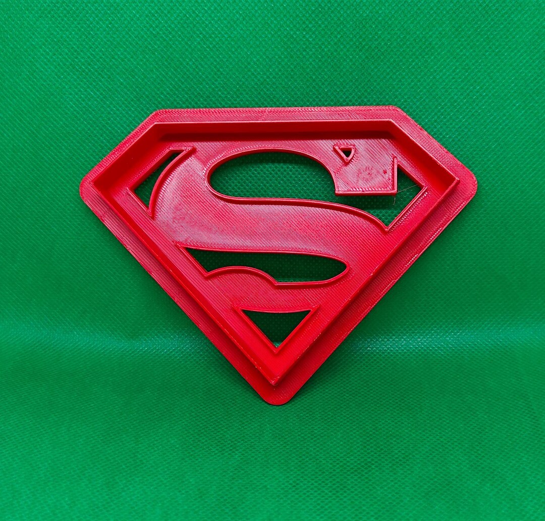 Superman Logo Cookie Cutter Superhero Cookie Cutter - Etsy