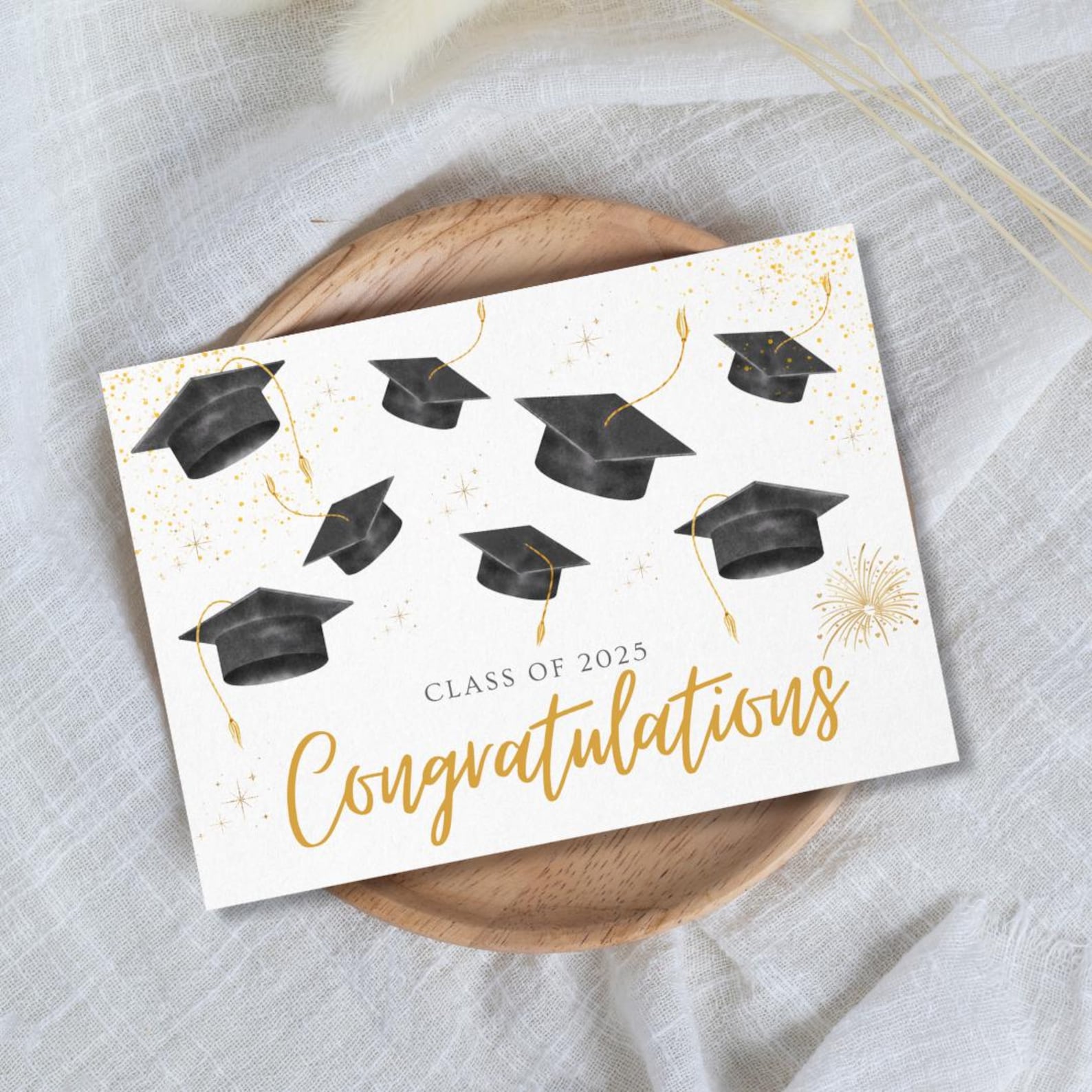 Congratulations 2025 - Digital Download - Printable Graduation Card ...