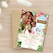Editable Mona Birthday Invitation , Kids Theme Party Invitation ...