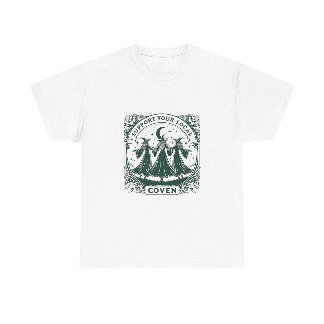 Support Your Local Coven T-shirt, Witchcraft Apparel - Unisex Tee ...