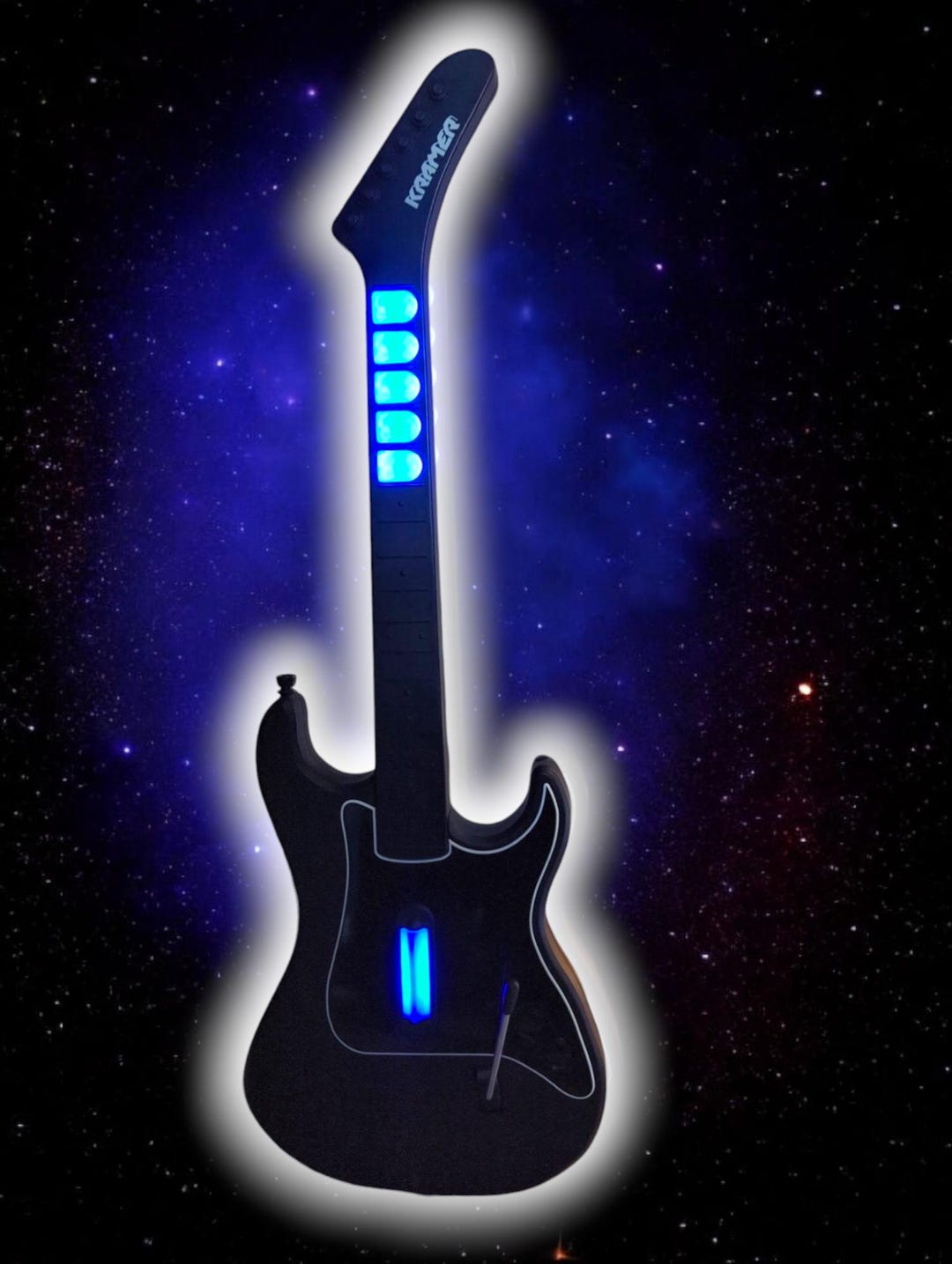 Kramer Striker Clone Hero Guitar, Pi Pico Powered, RGB LED Frets ...