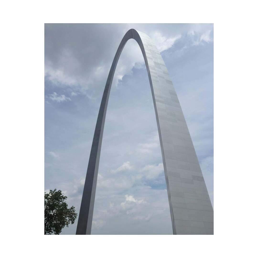 Modern Matte Vertical Posters, St. Louis Arch Art, Wall Decor, Home ...