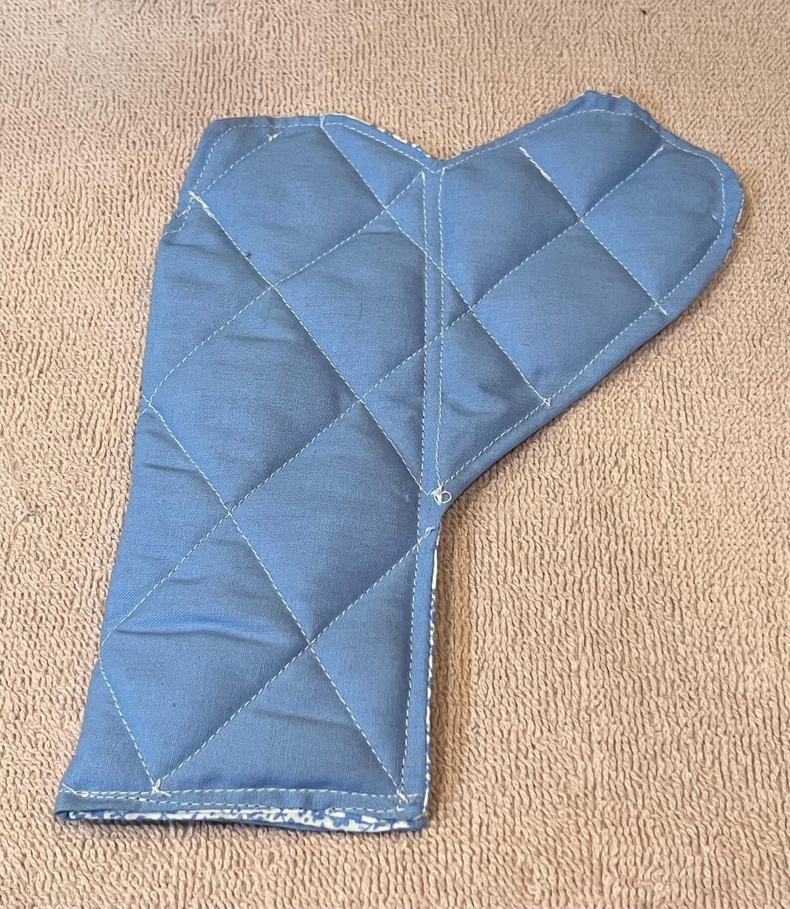 Quilted Eyeglass/tool Case (blue With White Lining) - Etsy