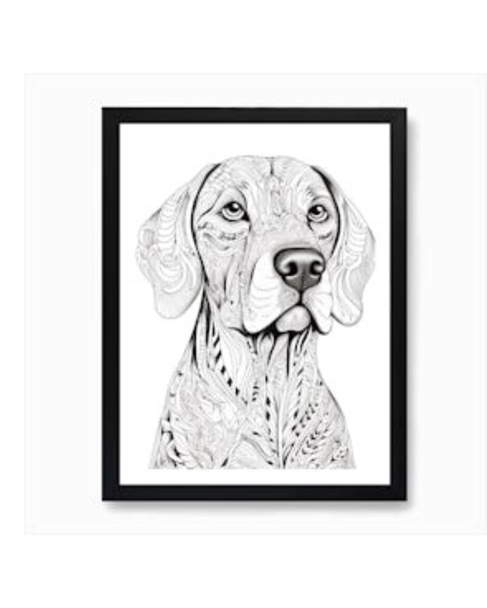 Custom Dog Portrait - Etsy